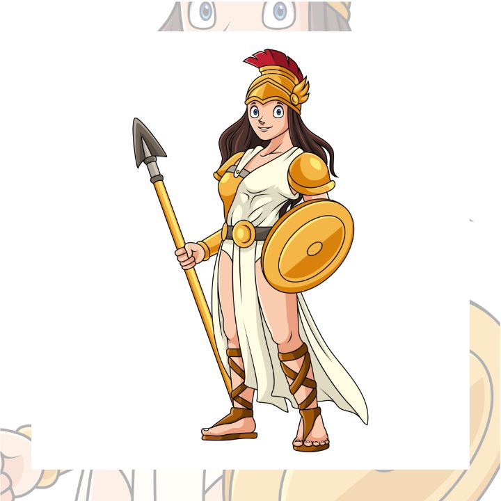 Athena greek mythology cartoon masco - REYYARTS - Drawings ...