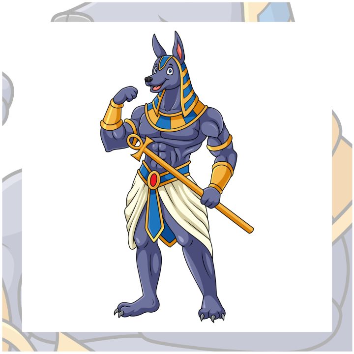 Anubis greek mythology cartoon masco - REYYARTS - Drawings ...