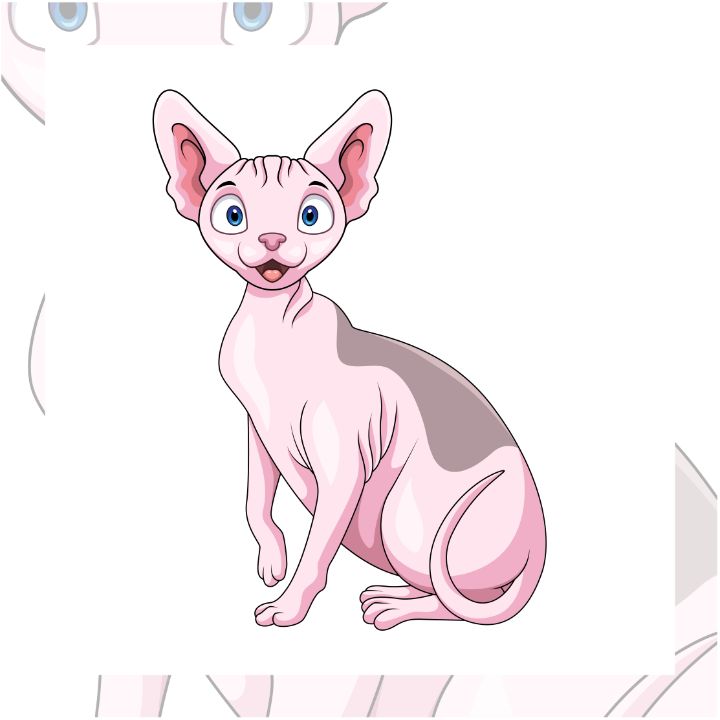 Cute sphinx cat cartoon - REYYARTS - Drawings & Illustration, Animals ...