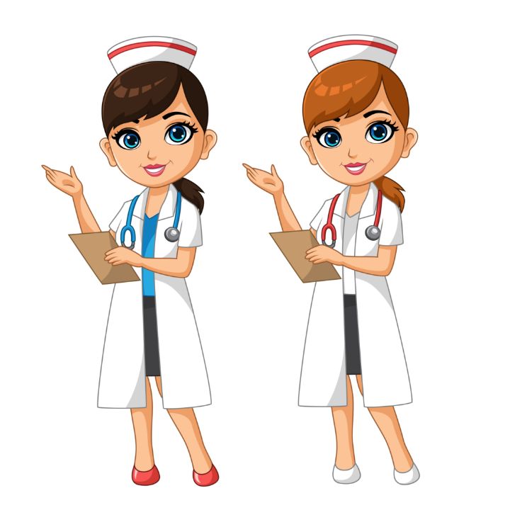 cartoon female doctor - REYYARTS - Drawings & Illustration, People ...