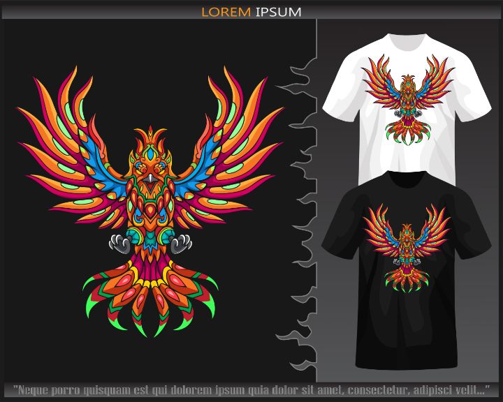 Phoenix mandala arts design - REYYARTS - Drawings & Illustration ...