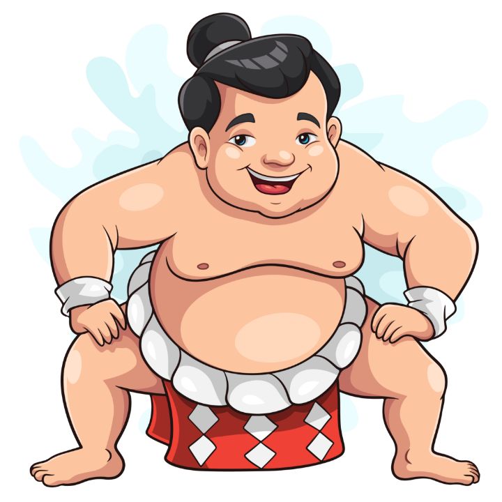 Cartoon sumo - REYYARTS - Drawings & Illustration, Sports & Hobbies ...