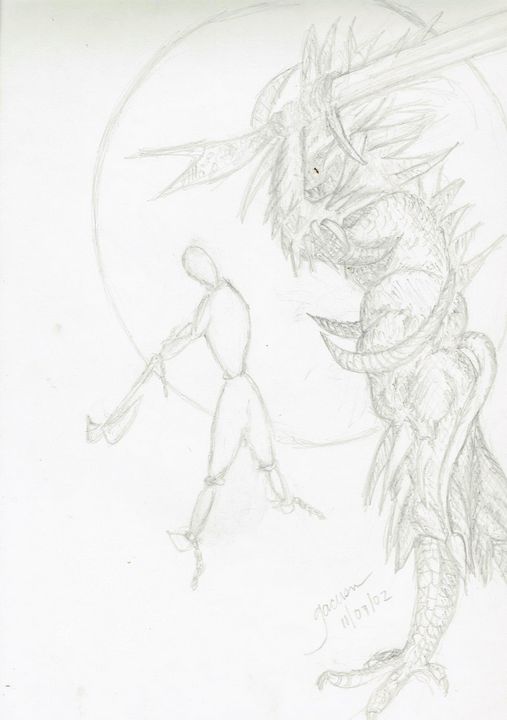 Fighting Fear - Rudyard G. - Drawings & Illustration, People & Figures ...