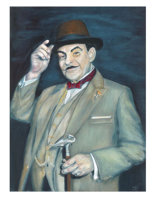Hercule Poirot - digital file - Jitka Benešová - Paintings & Prints ...