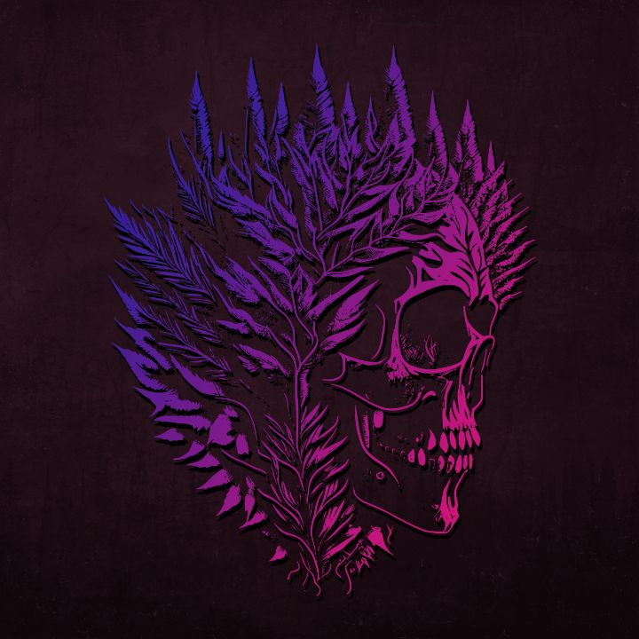 Forest Punk and Psychedelic Skulls. - Orignal Wild Art - Digital Art ...