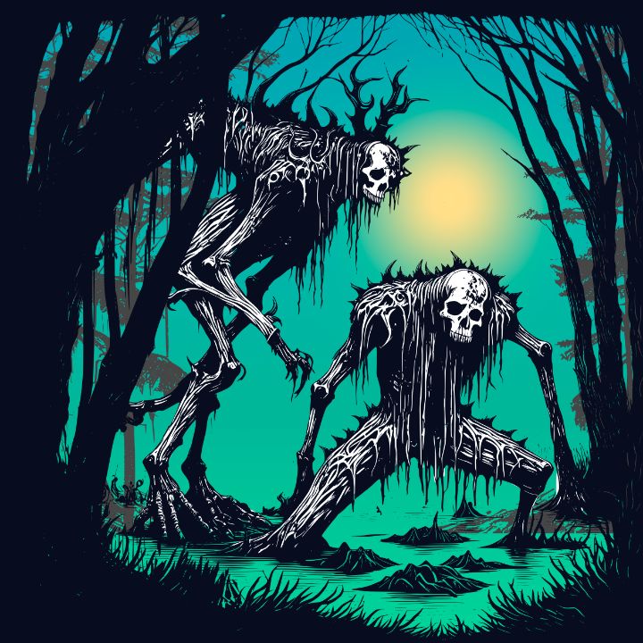 Forest and Swamp Monsters. Episode 1 - Orignal Wild Art - Drawings ...