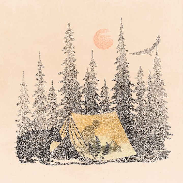 Mountains and Forest. Episode 11 - Orignal Wild Art - Drawings ...