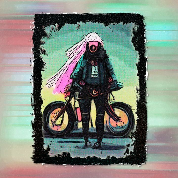 Anime Bike Punk Girls. Episode 6 - Orignal Wild Art - Drawings ...