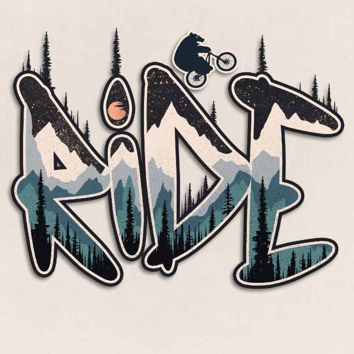 MTB Downhill and Wild RidersEpisode - Orignal Wild Art - Drawings & Illustration, Sports ...