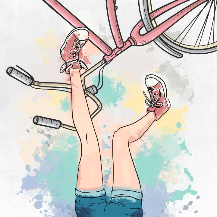 MTB Downhill and Wild RidersEpisode - Orignal Wild Art - Drawings & Illustration, Sports ...