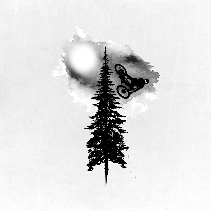 MTB Downhill and Wild RidersEpisode - Orignal Wild Art - Drawings & Illustration, Sports ...