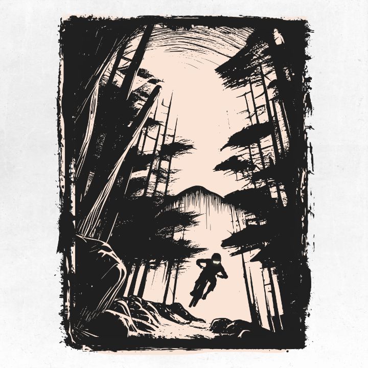 MTB Downhill and Bikes. Episode 23 - Orignal Wild Art - Drawings & Illustration, Sports ...