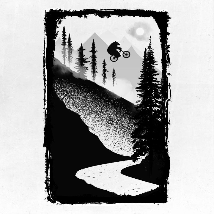 MTB Downhill and Bikes. Episode 25 - Orignal Wild Art - Drawings & Illustration, Sports ...