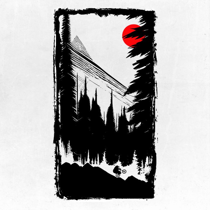 MTB Downhill and Bikes. Episode 26 - Orignal Wild Art - Drawings & Illustration, Sports ...