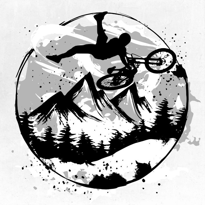 Cycling and autumn. Golden Autumn on - Orignal Wild Art - Drawings & Illustration, Sports ...