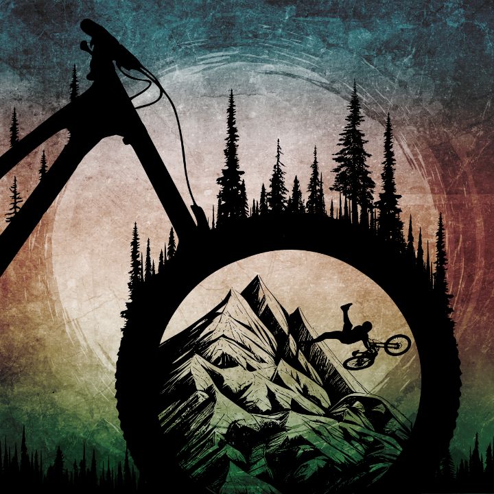 Enduro Bike. Episode 3 - Orignal Wild Art - Drawings & Illustration, Sports & Hobbies, Extreme ...