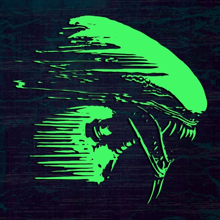 Space Ink Alien Monster Episode 11 - Orignal Wild Art - Digital Art ...