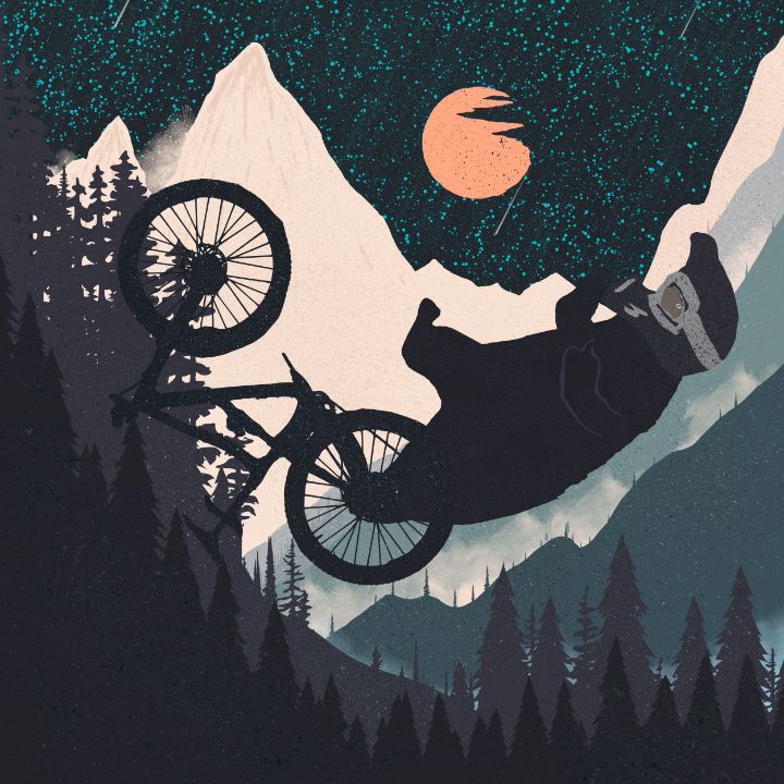 Wild Rider - Orignal Wild Art - Digital Art, Sports & Hobbies, Cycling - ArtPal