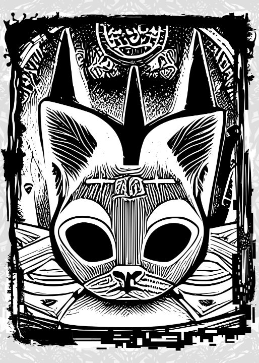 Psychedelic Weird Cats. Episode 1 - Orignal Wild Art - Drawings ...