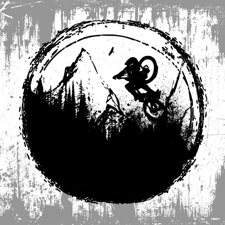 MTB. Mountain Bike. Episode 38 - Orignal Wild Art - Drawings & Illustration, Sports & Hobbies ...