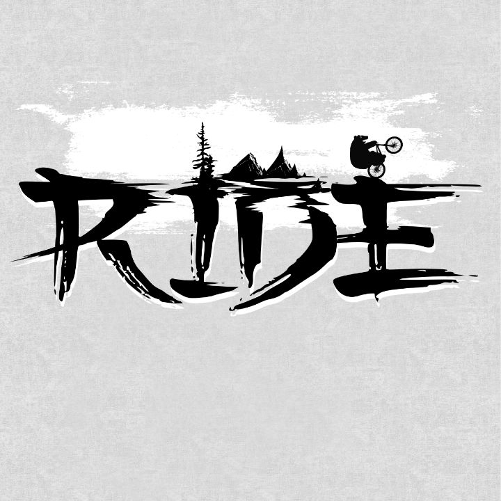 Ride. Bike Bear Trails - Orignal Wild Art - Drawings & Illustration, Sports & Hobbies, Cycling ...