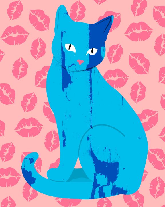 Love Meow-ment - Kintsugi99 - Drawings & Illustration, Animals, Birds ...