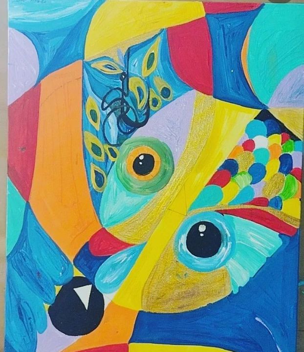 Abstract animals - ARTBYWATT - Paintings & Prints, Animals, Birds ...