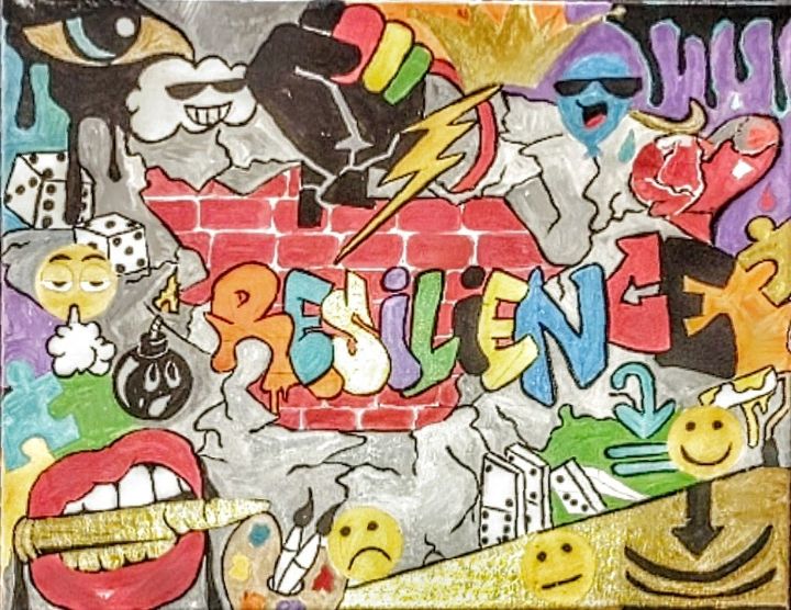 Resilience - ARTBYWATT - Paintings & Prints, Abstract, Color - ArtPal