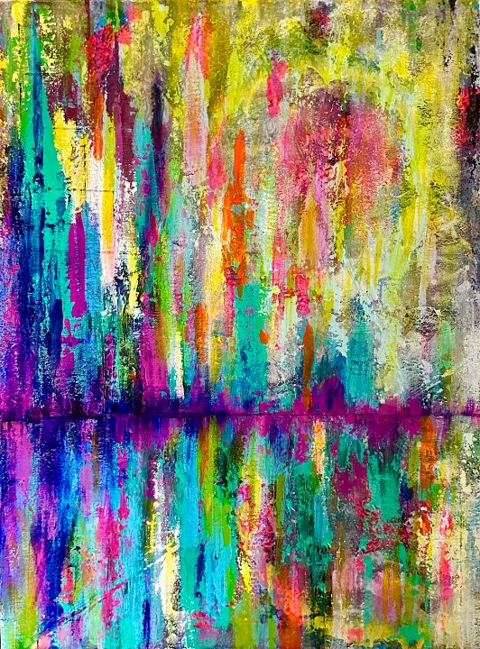 “Colorful Reflections” - Virginia Cassidy - Paintings & Prints ...