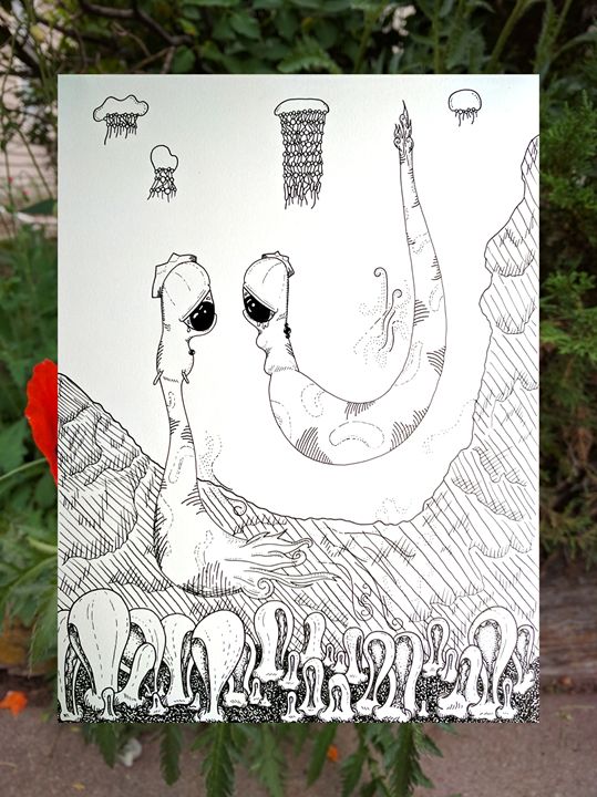 Muddle - Drawings & Illustration, Paintings & Prints