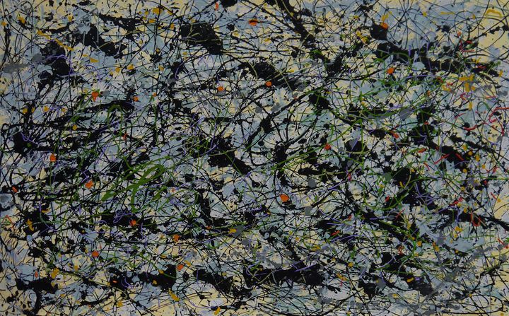 Homage to Jackson Pollock - Art Gallery Roma - Paintings & Prints ...