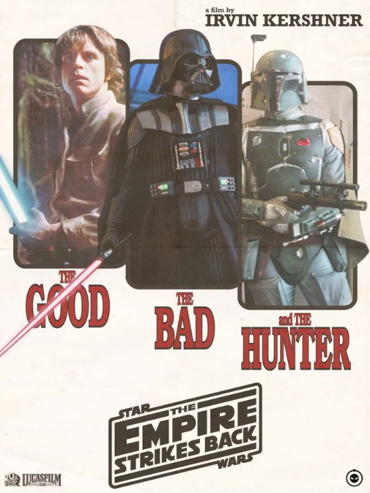 Star Wars - Good, Bad & Hunter - Ashbiel - Paintings & Prints ...