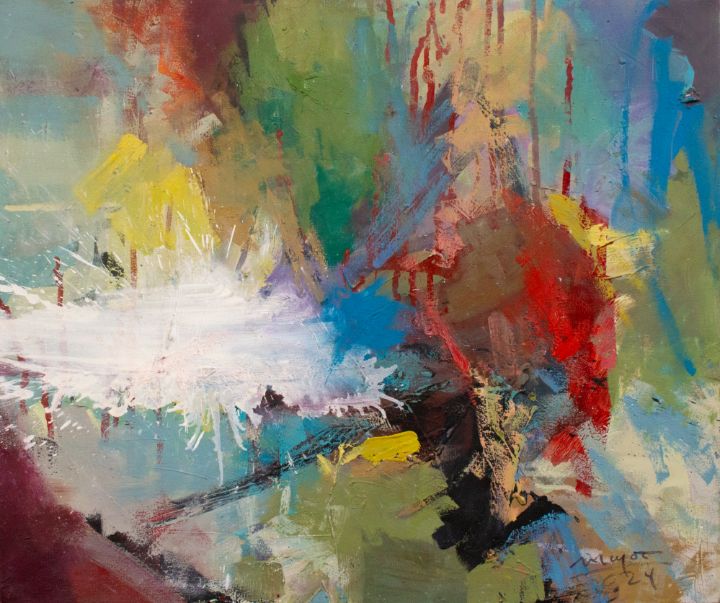 Surf - Mayoco - Paintings & Prints, Abstract, Other Abstract - ArtPal