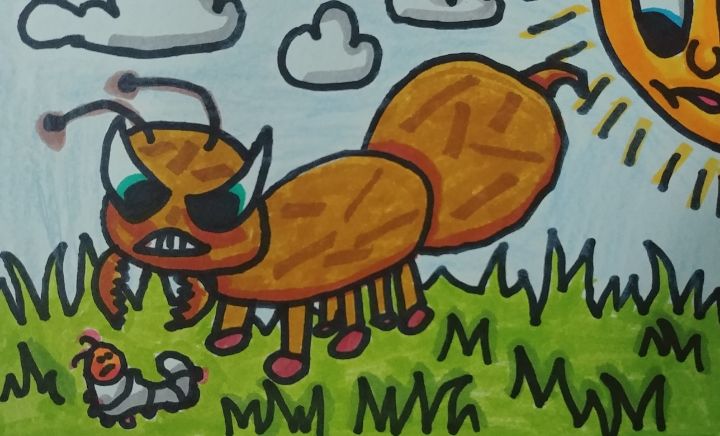 Angry Bug - CincyArkBuilder - Drawings & Illustration, Animals, Birds ...