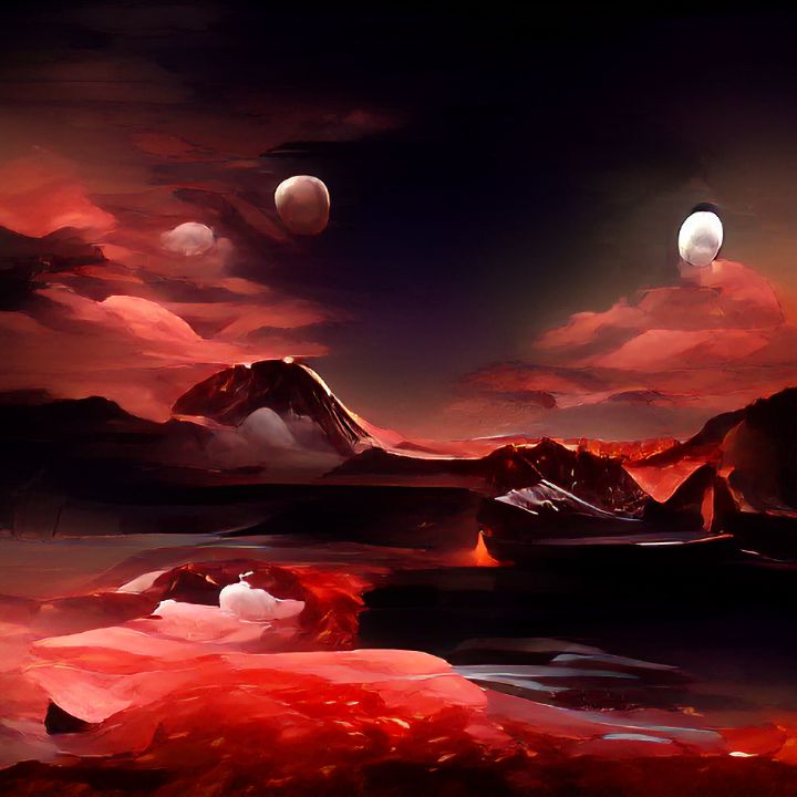Scarlet Lake - Gopher - Digital Art, Landscapes & Nature, Lakes & Ponds ...