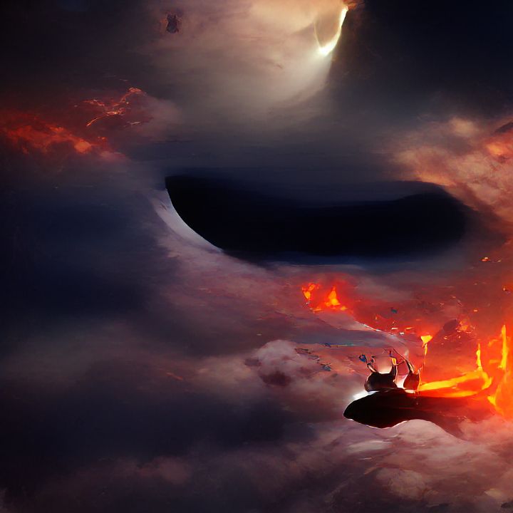 Fire in the Clouds - Gopher - Digital Art & AI, Religion, Philosophy ...