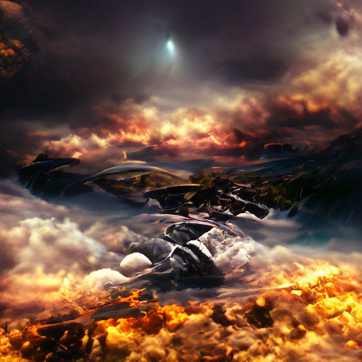 World on Fire - Gopher - Digital Art & AI, Fantasy & Mythology ...