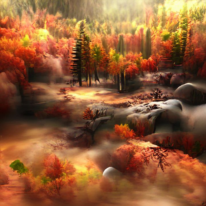 Autumnal Fog - Gopher - Digital Art & AI, Landscapes & Nature, Seasons ...