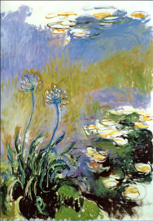 Agapanthus - claude monet - Paintings & Prints, Landscapes & Nature ...
