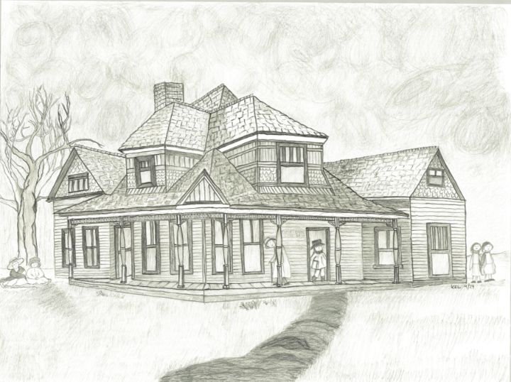 Grief House - Leicester Gallery - Drawings & Illustration, Buildings ...