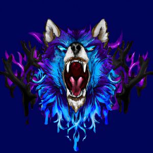 Chaotic Wolf - Wolves - Digital Art & AI, Animals, Birds, & Fish ...