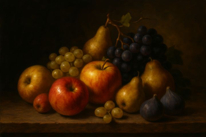 Still Life - Fruits - Antonio Ormachea - Digital Art & AI, Still Life ...