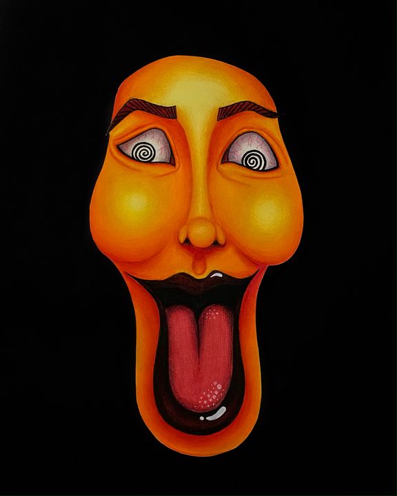 Disoriented Print - Junkycartoon - Paintings & Prints, People & Figures ...