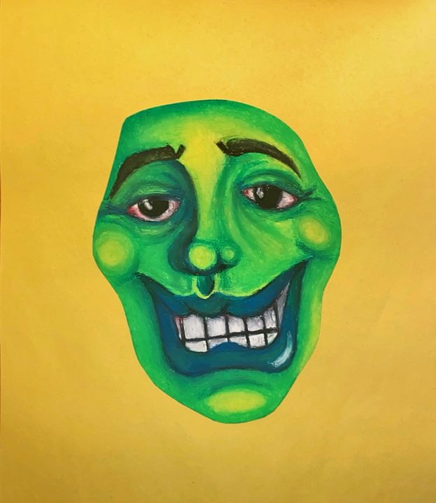 Delusional Print - Junkycartoon - Paintings & Prints, People & Figures ...