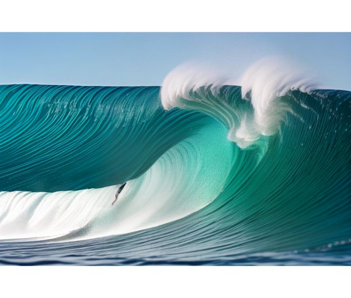 Stunning Towering wave with surfer - Gallery 360 - Digital Art & AI ...