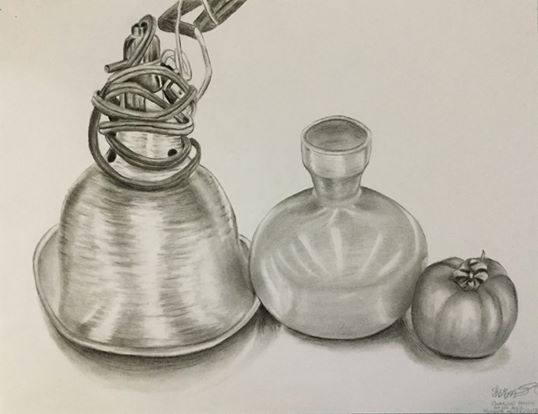 The Three Objects - Sheren - Drawings & Illustration, Abstract ...