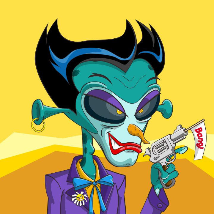 Alien Joker - Rocket Roj Art Lab - Digital Art & AI, Entertainment ...