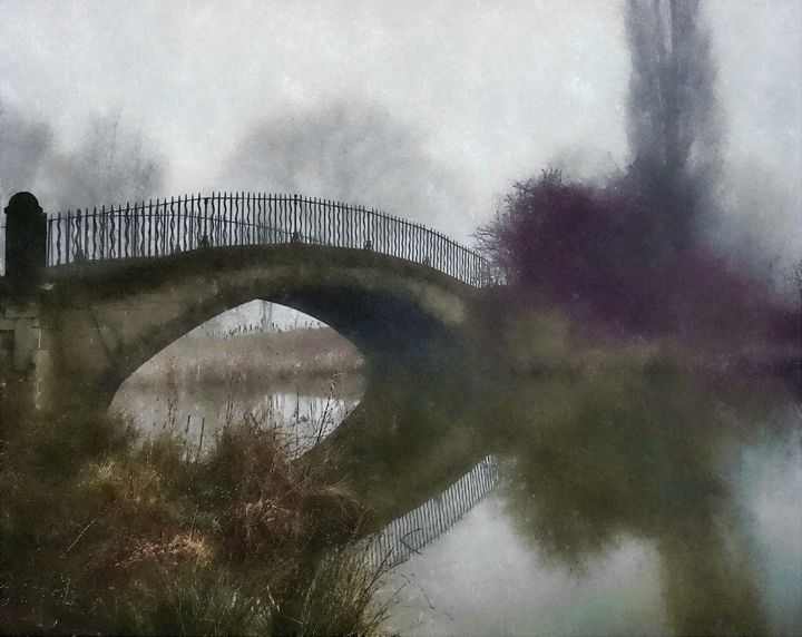 Cawthorne Bridge in Autumn - Chris Bradbury Art - Paintings & Prints ...