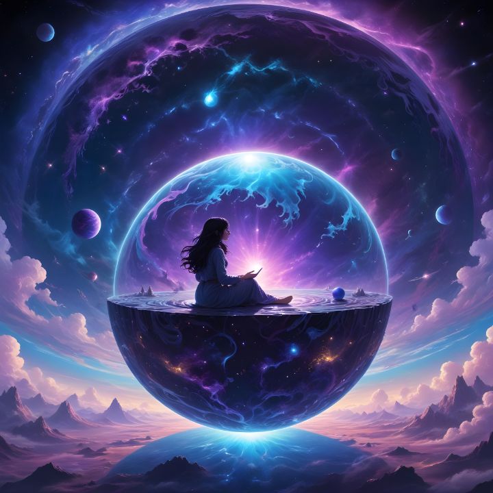 Prayer in the space - Envision AI - Digital Art & AI, Ethnic, Cultural ...