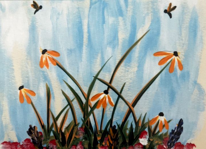 Wall Art Daisy Yellow Daisies 5 - DB FLOWER ART - Paintings & Prints ...